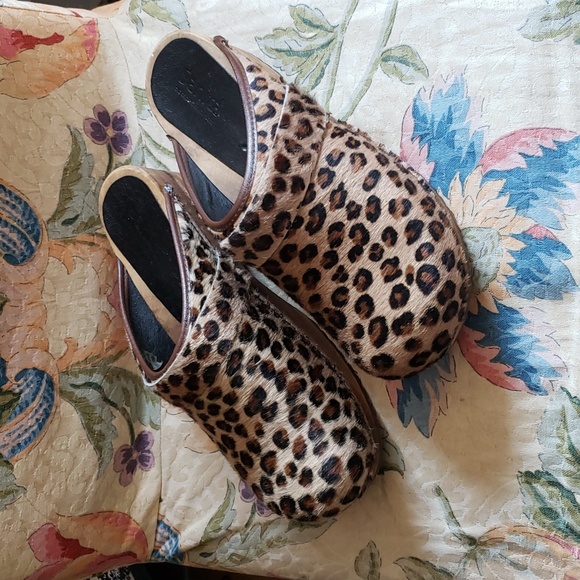 Sanita | Shoes | Sanita Leopard Print Clogs | Poshmark